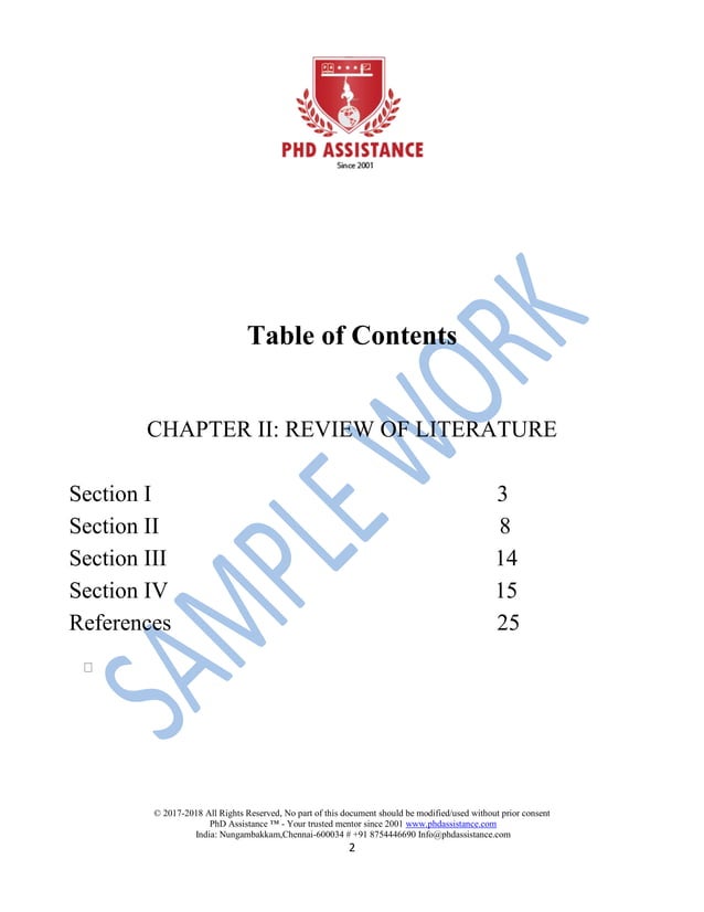 Phd literature review sample pdf | PDF | Manufacturing Industry ...