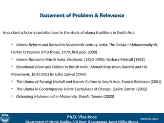 Ph.D. Presentation_Mohammad Ali JMI.pptx