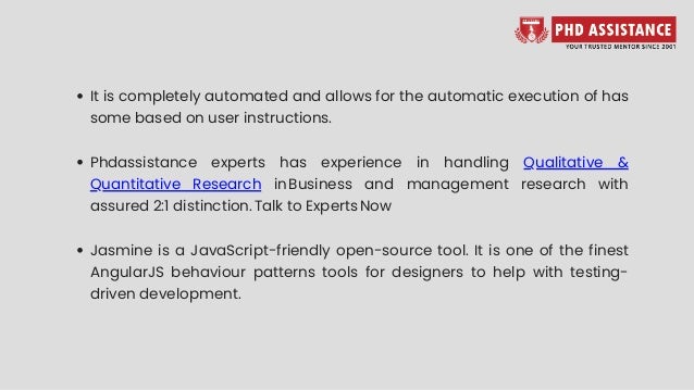 Phd Quality Research Methodology help UK & USA - Phd Assistance | PPT