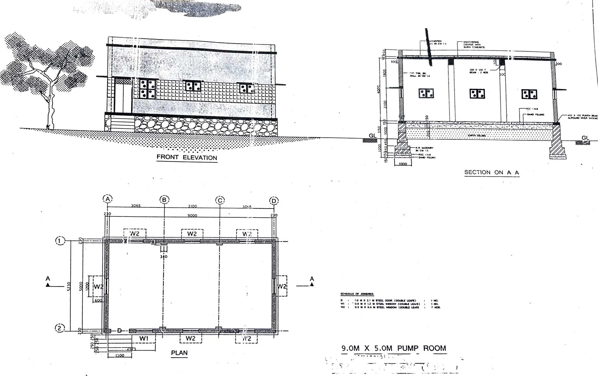 Pump house drawings for construction in water supply projects.pdf