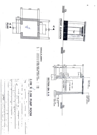 Pump house drawings for construction in water supply projects.pdf