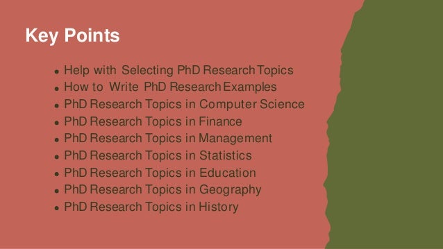 phd research topics-PPT.pptx | Postgraduate Education | College Education