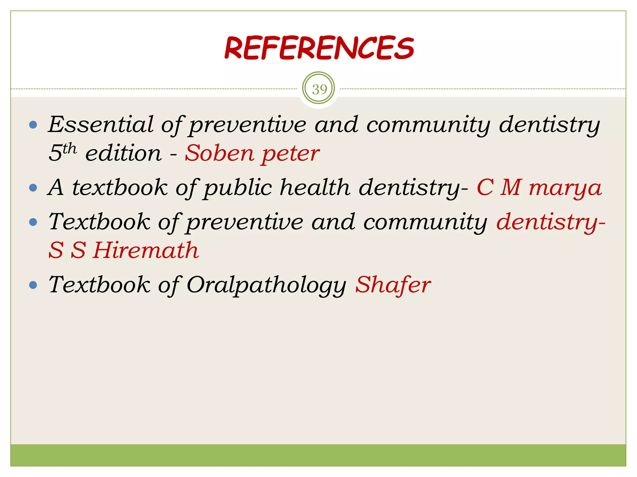 epidemiology of dental caries - public health dentistry | PPTX