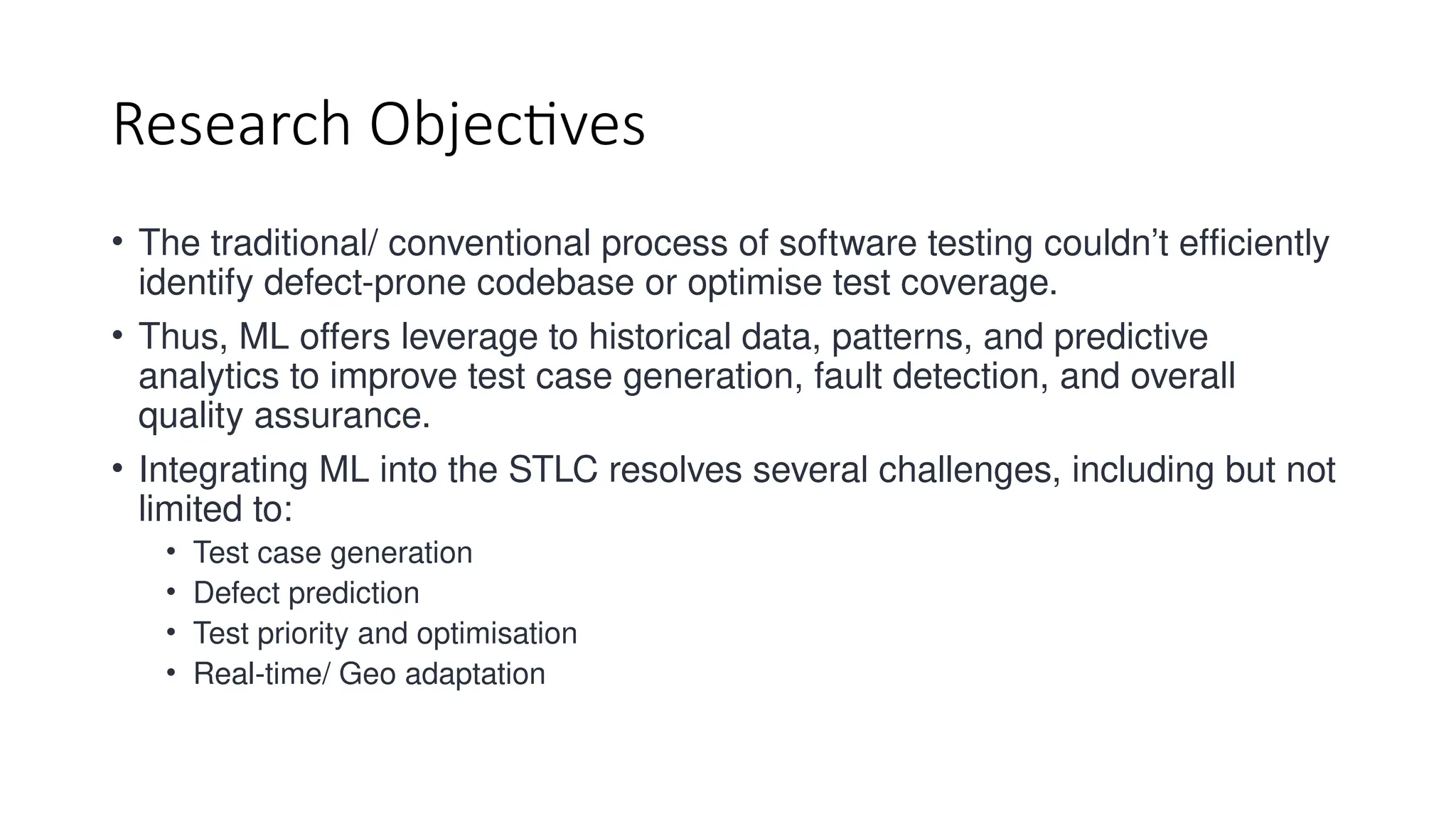 Enhancing Software Testing using Machine Learning Techniques | PPTX ...