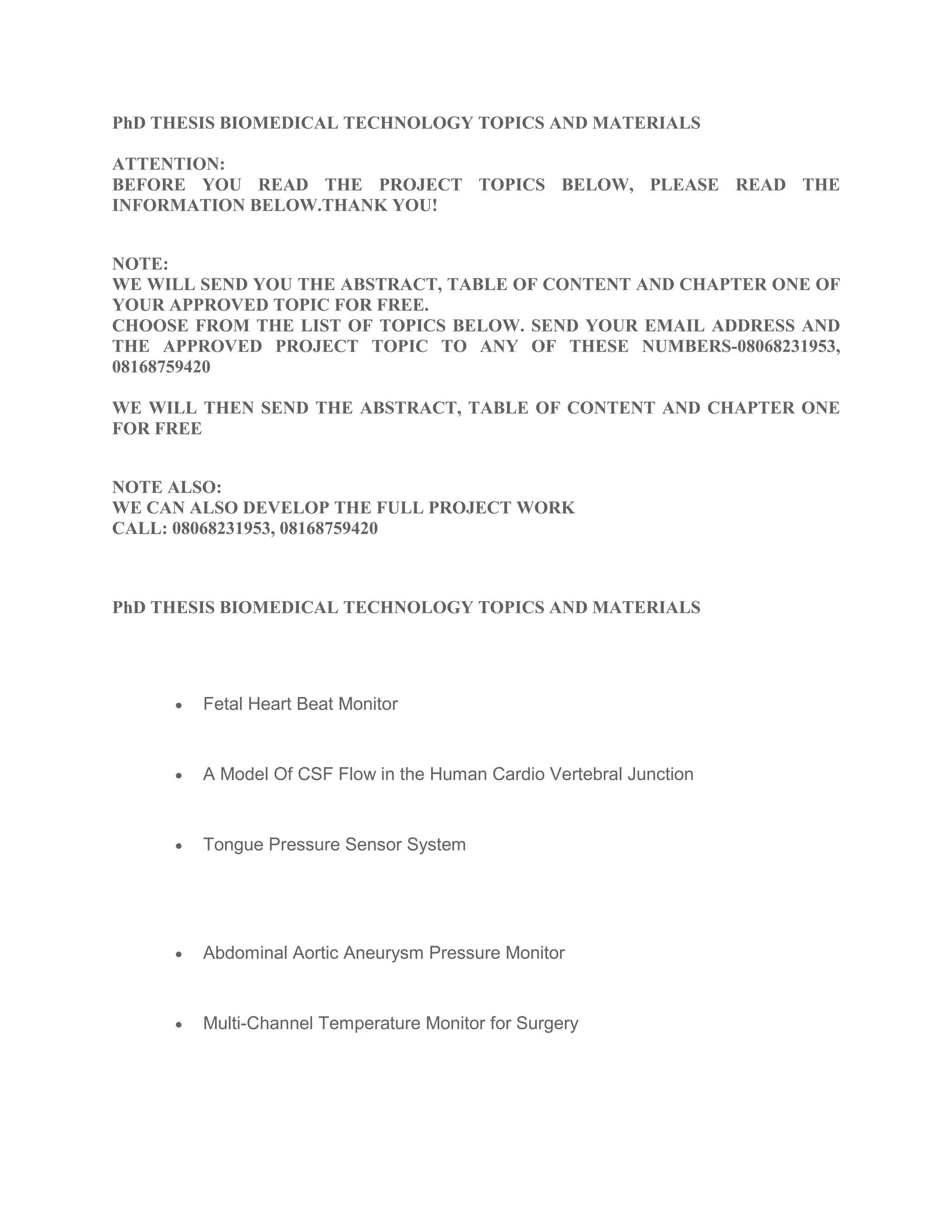 PhD THESIS BIOMEDICAL TECHNOLOGY TOPICS AND MATERIALS.docx