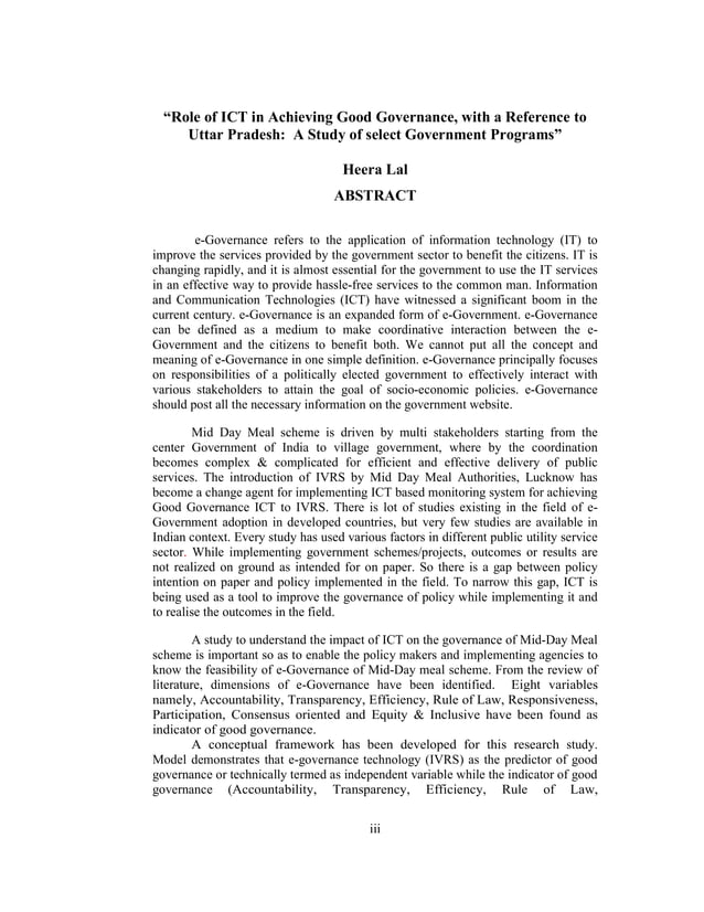 Ph.D. Thesis By Heera Lal | PDF