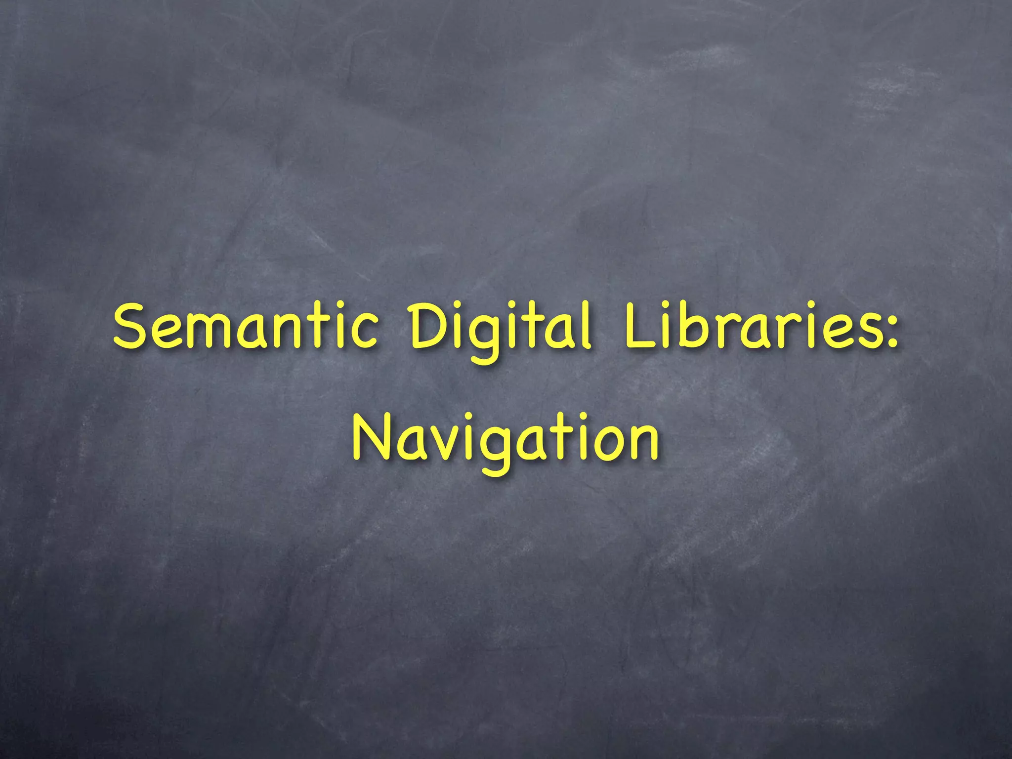 Semantic Digital Libraries | ZIP
