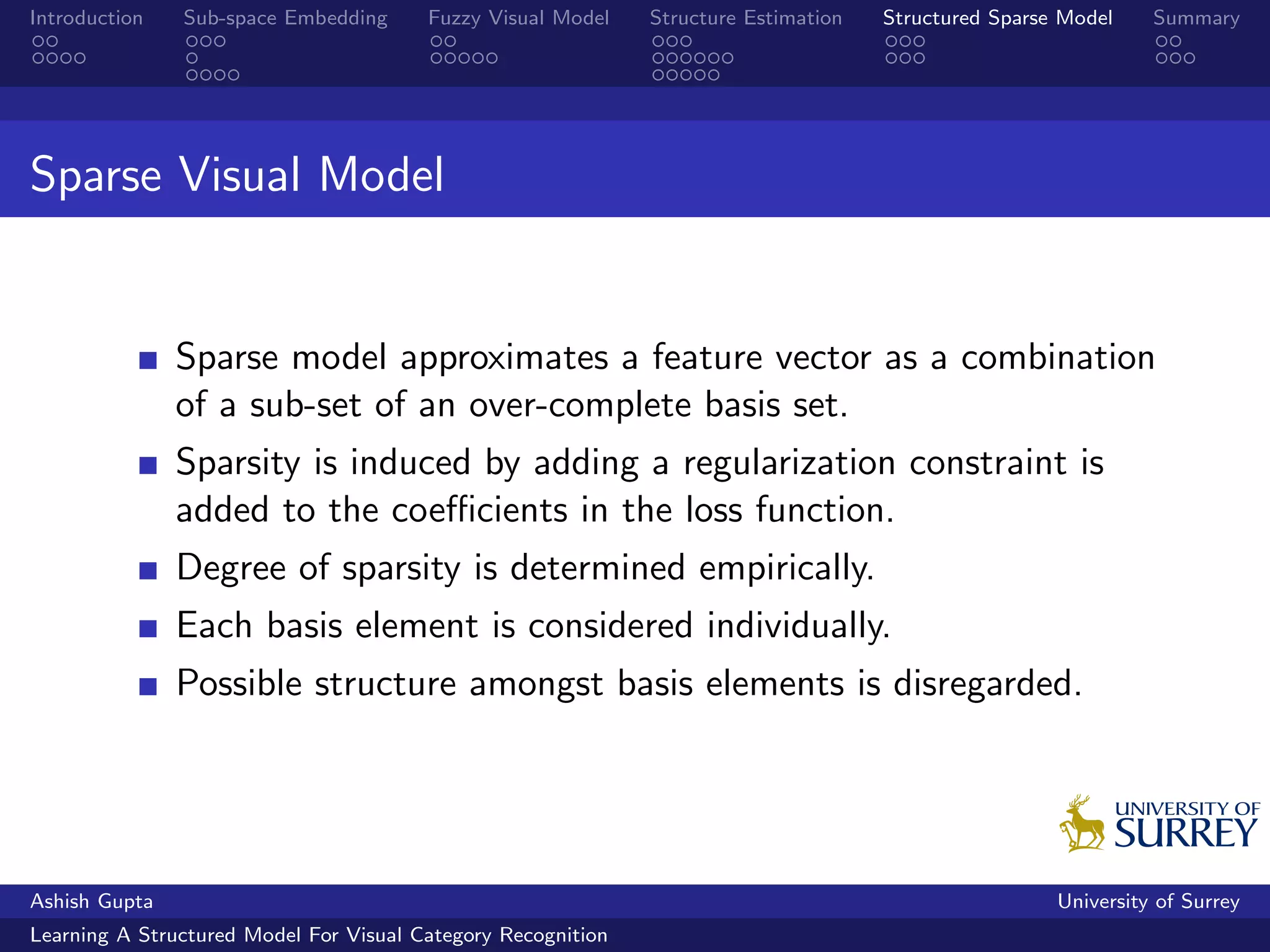 Learning a structured model for visual category recognition | PDF