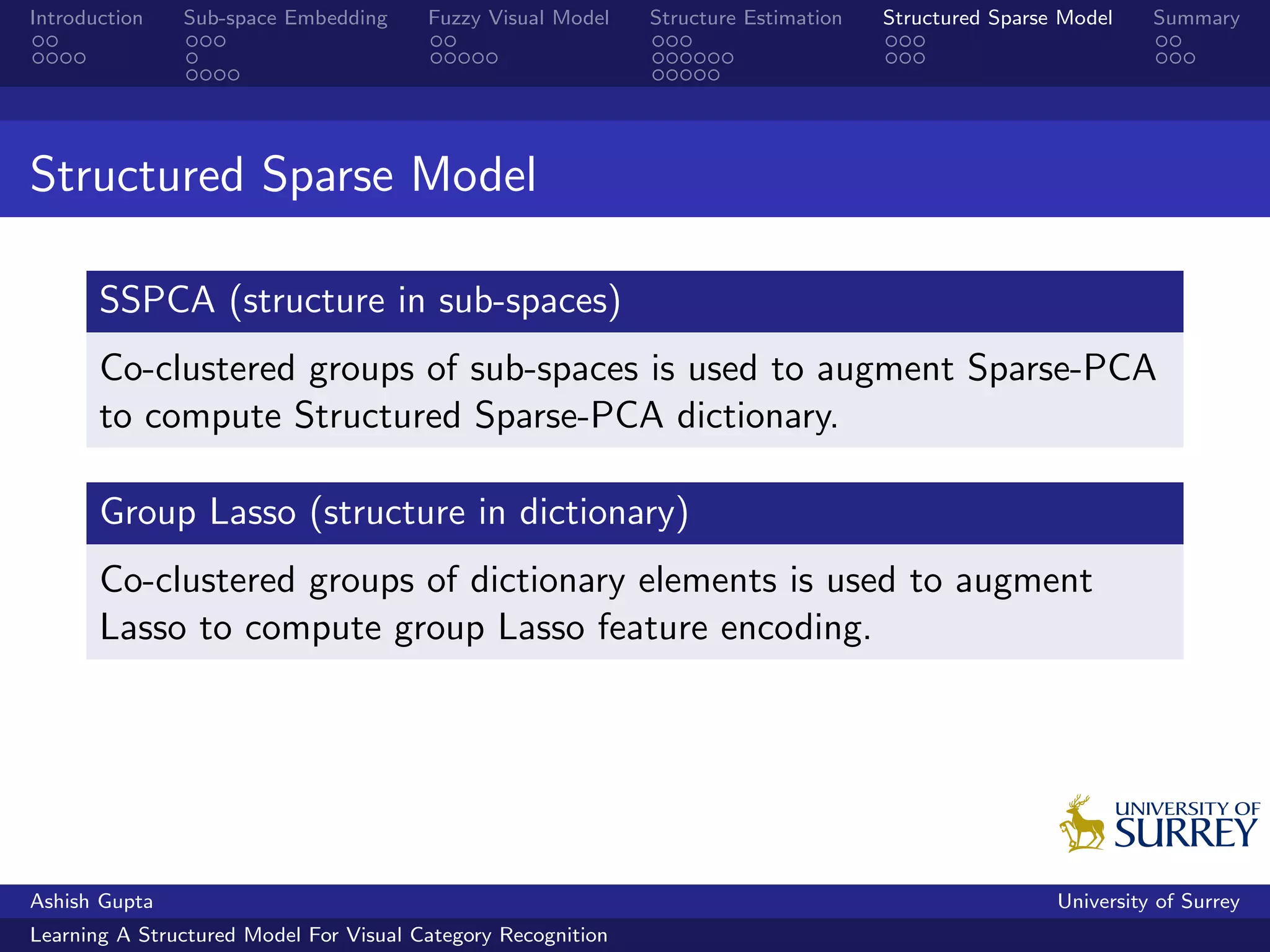 Learning a structured model for visual category recognition | PDF