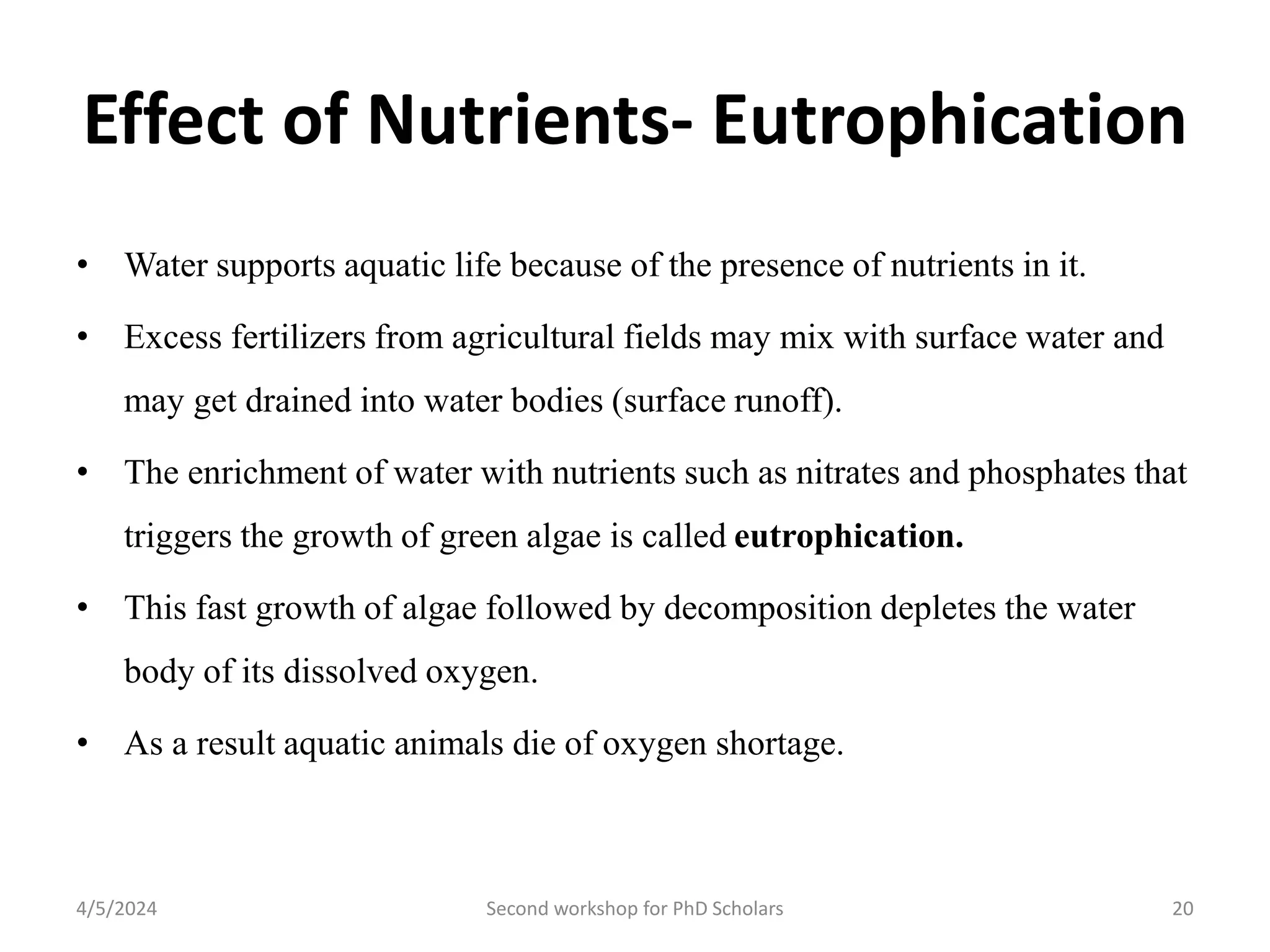 water pollution an overview and control and awareness | PPT