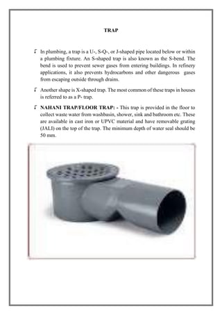 WATER SUPPLY AND DRAINAGE SERVICE FOR BUILDING | PDF