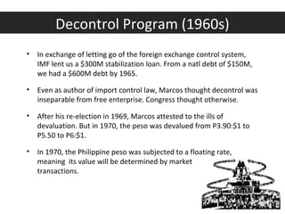 Philippine Economy (Post-war to post-Cold war) | PPT