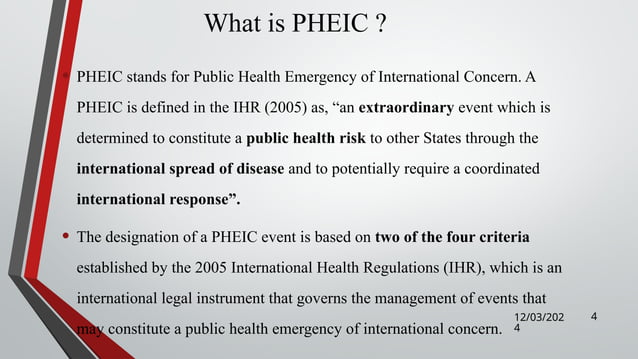 PHEIC AND COVID 19 PANDEMIC CONTROL.pptx