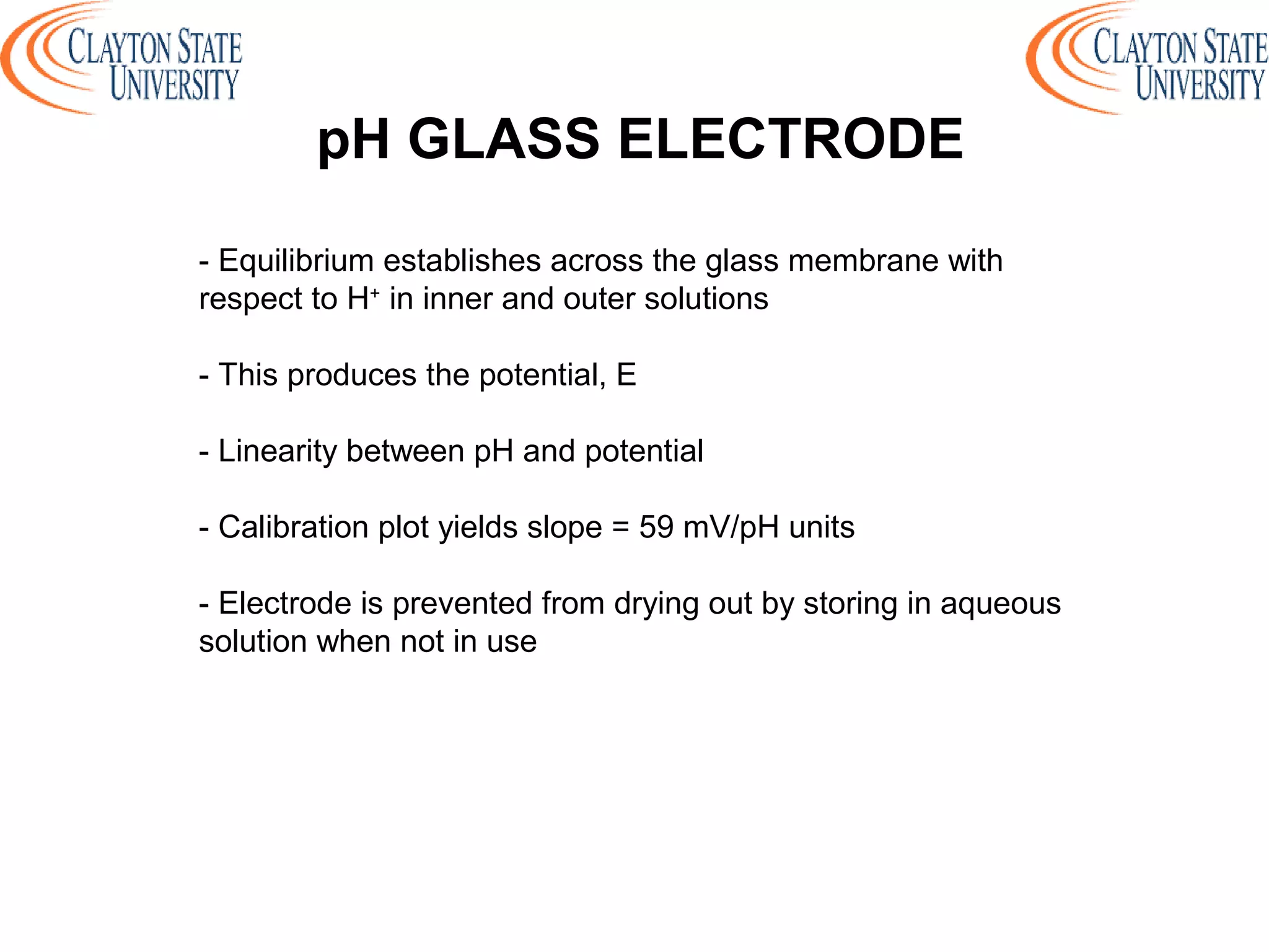 Ph electrodes | PPT