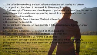 Exploring Human Transcendence: Body, Spirit, and Philosophy | PPTX