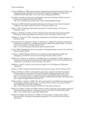 ICT in Arts Education | PDF