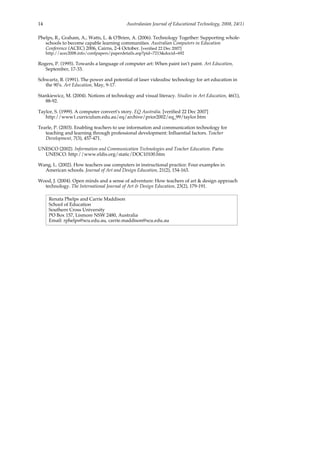 ICT in Arts Education | PDF
