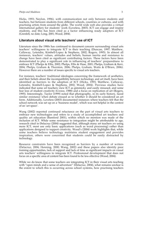ICT in Arts Education | PDF