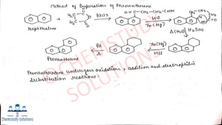 POC|| Unit -IV|| Polynuclear Hydrocarbons||Synthesis||Reaction||Use ...