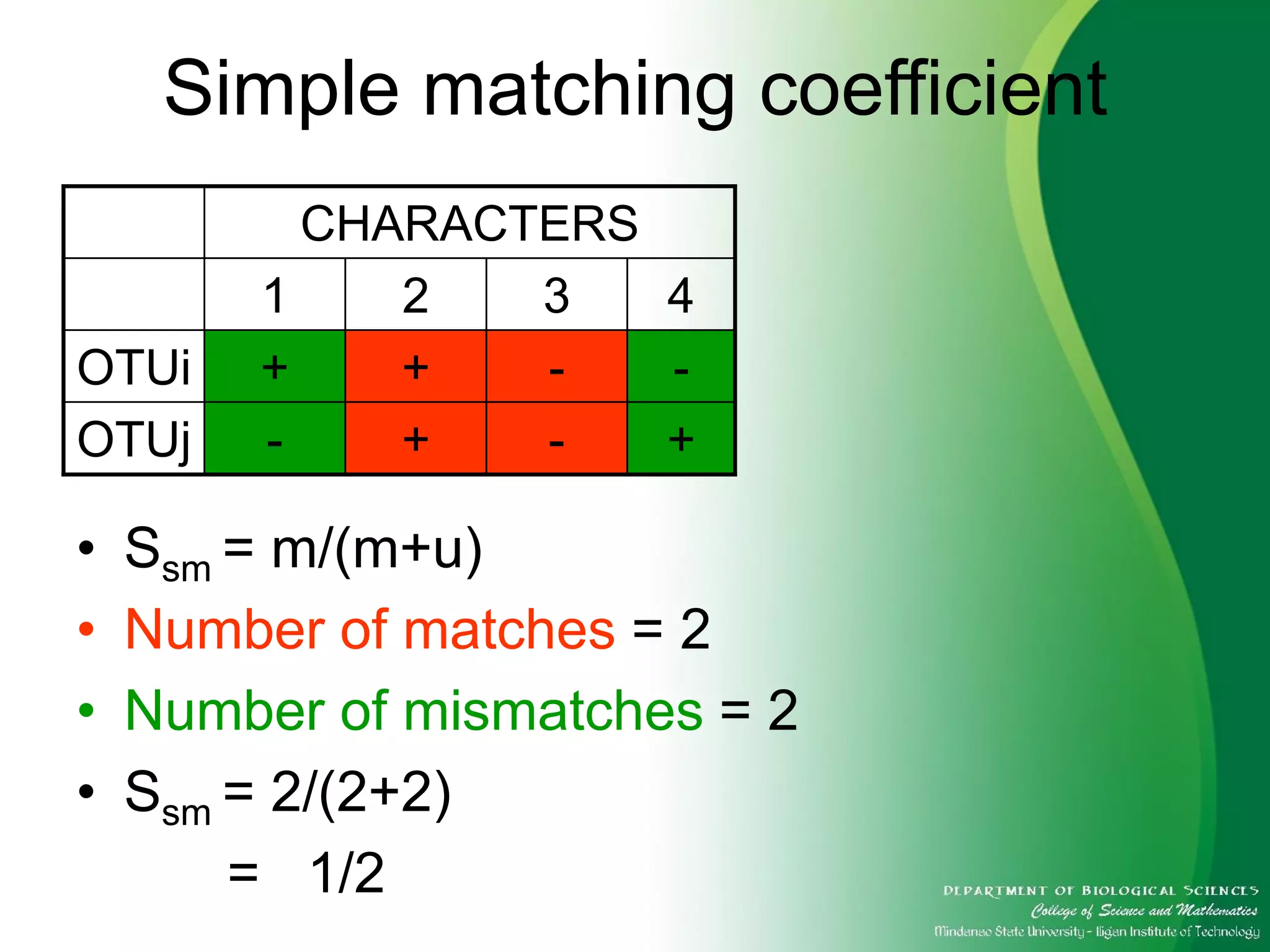 Systematics Lecture: Phenetics | PDF