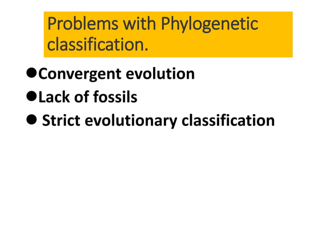 Phenetic versus phylogenetic systems | PPTX
