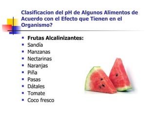 Ph en los alimentos | PPT