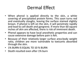 Phenol Burn