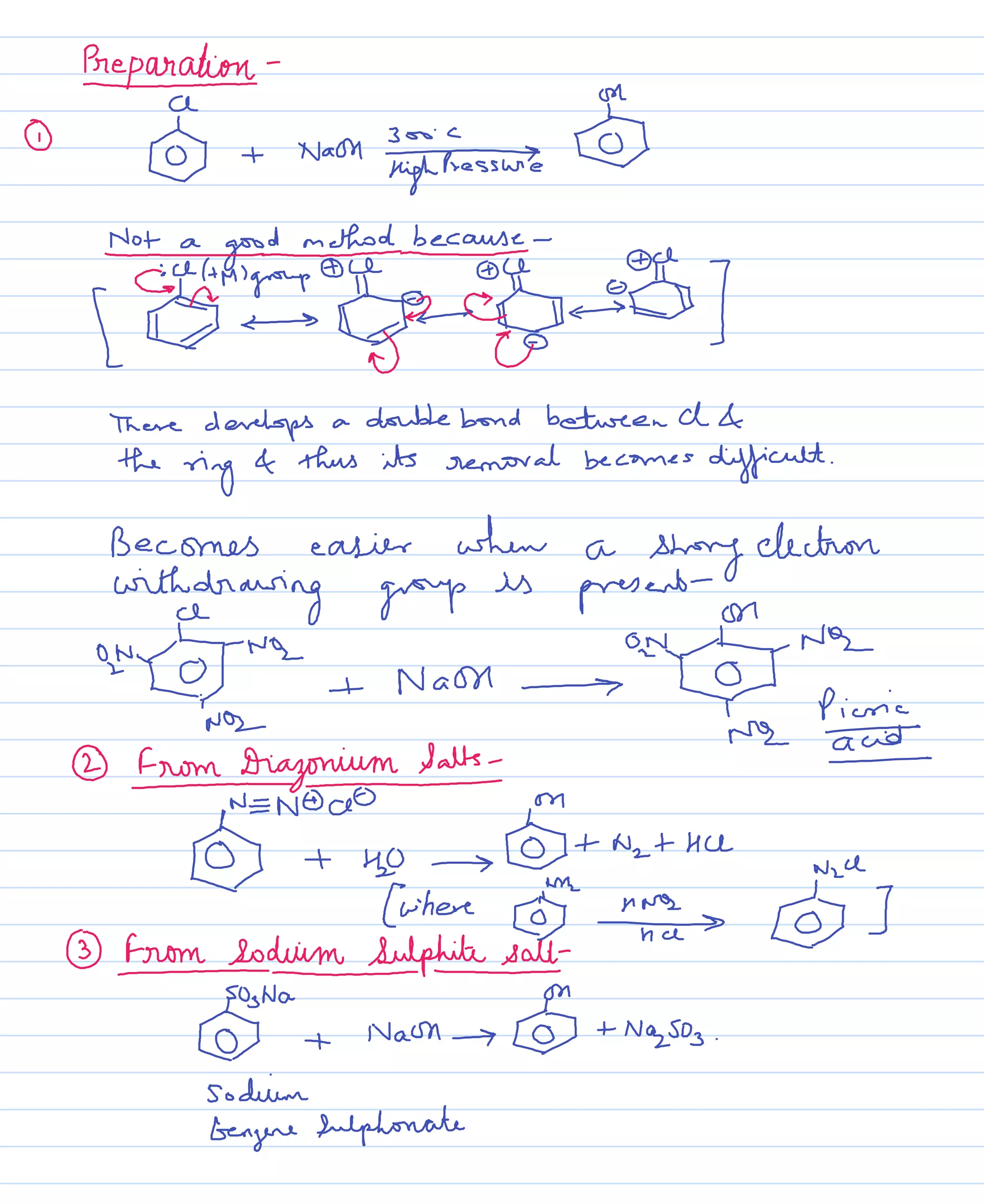 Phenol-CHEMISTRY B.Sc.III PAPER II | PDF