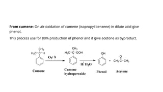 Phenol 3rd sem B. pharm (Introduction, synthesis, properties (Physical ...