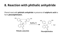 Phenol 3rd sem B. pharm (Introduction, synthesis, properties (Physical ...