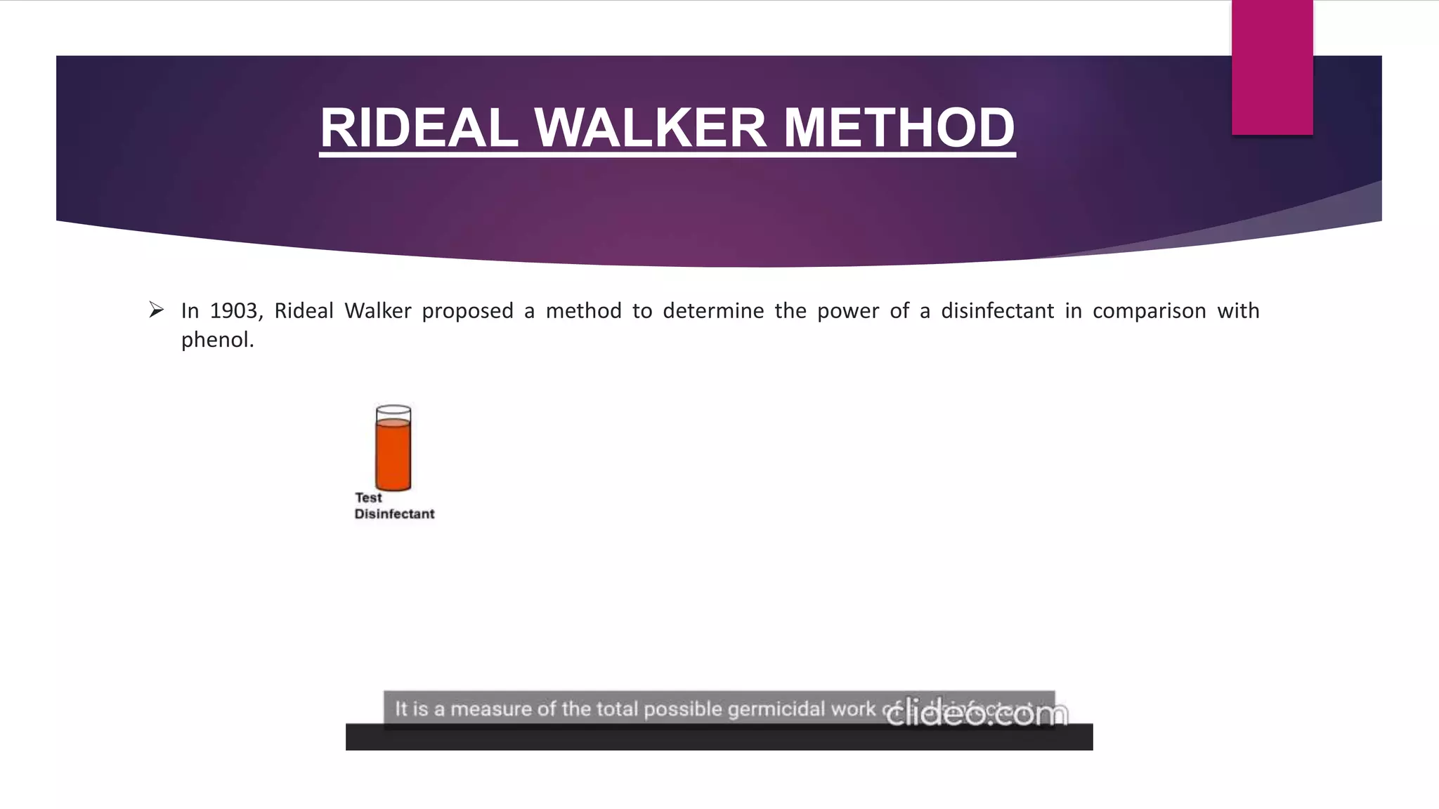 Phenol Coefficient | PPTX