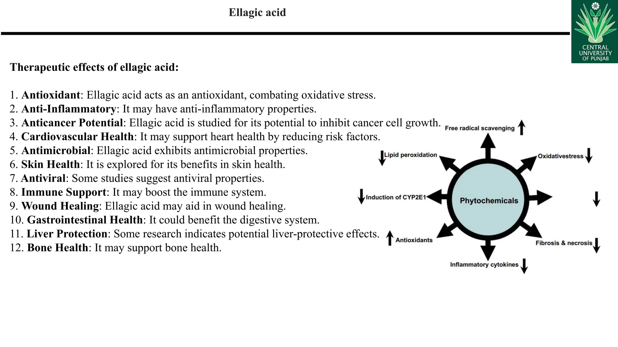 phenolic acid,gallic acid , ellagic acid | PPTX