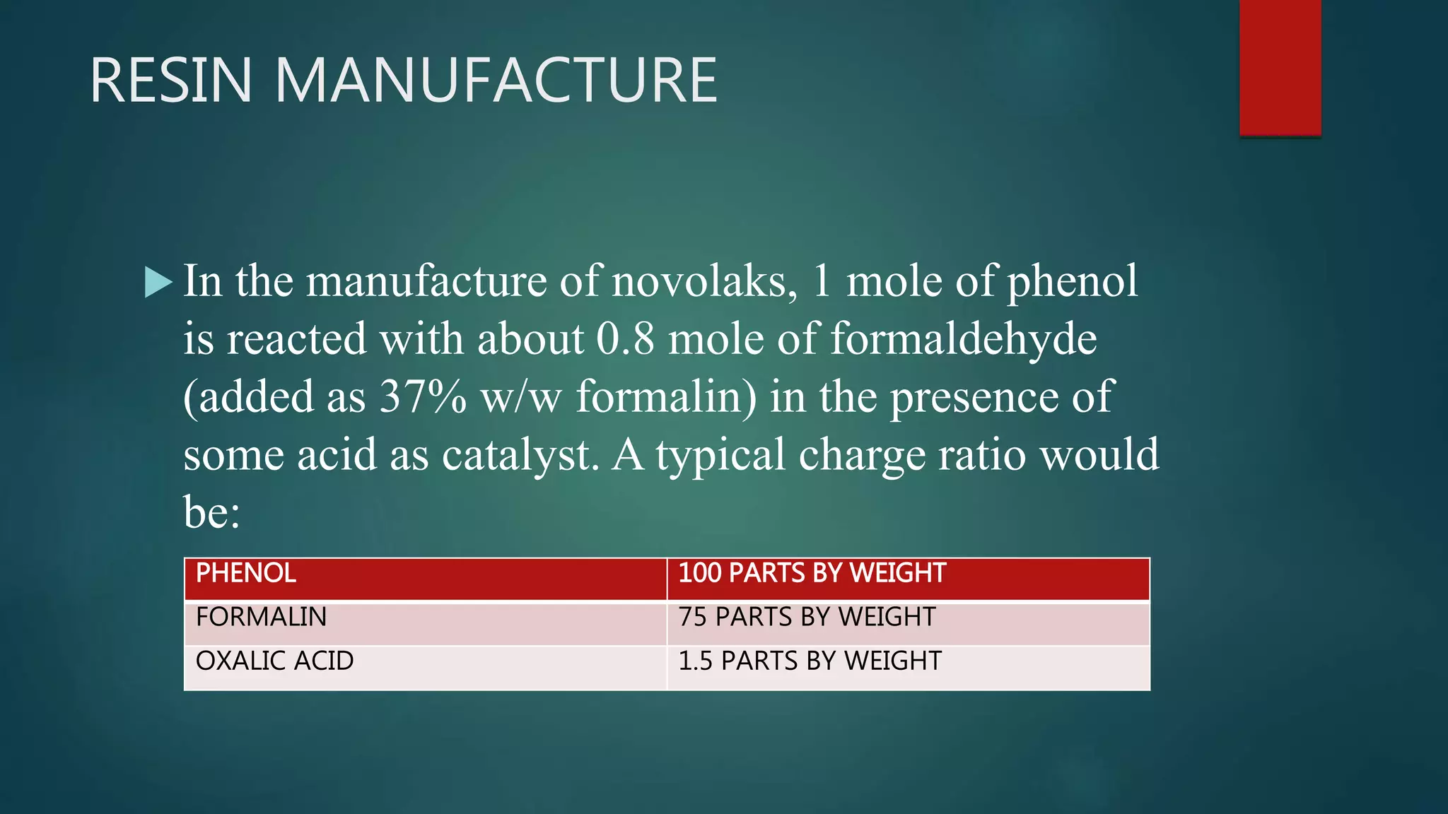 Phenolic resins, | PPTX