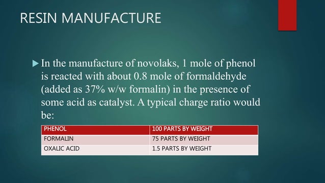 Phenolic resins, | PPTX