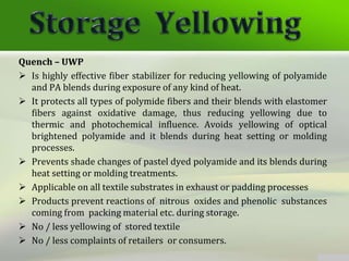 Phenolic yellowing of textiles | PPTX