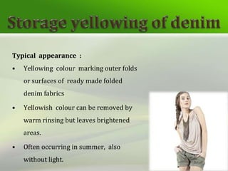 Phenolic yellowing of textiles | PPTX