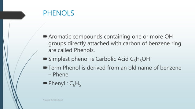 Phenols | PPTX