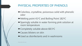 Phenols | PPTX
