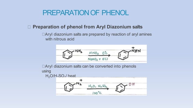 Phenols | PPTX | Chemistry | Science