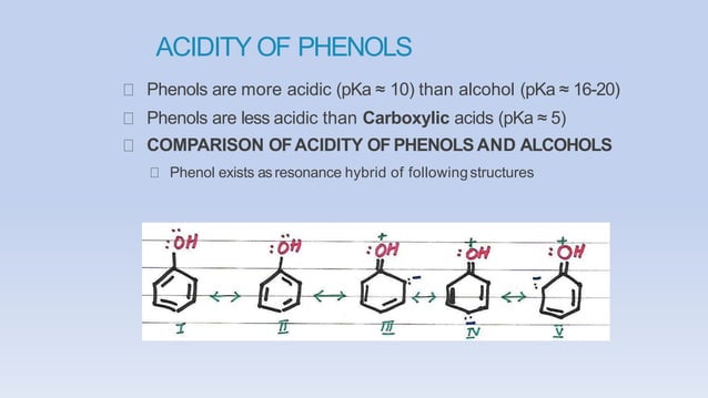 Phenols | PPTX | Chemistry | Science