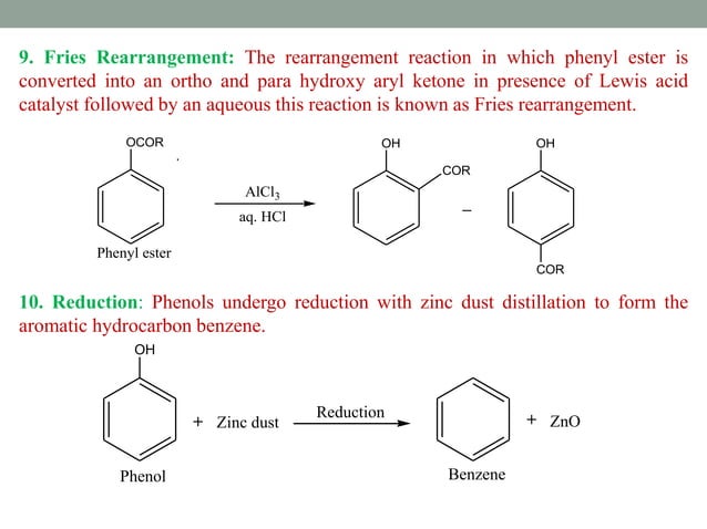 Phenols | PPTX | Chemistry | Science