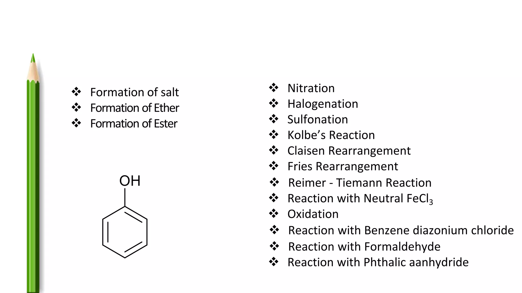 Phenols/OC -II PCI Syllabus/preparation of Phenols/ Sources of Phenols ...