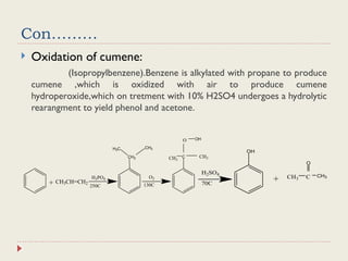 preparations of phenols.pptx their intro | PPTX