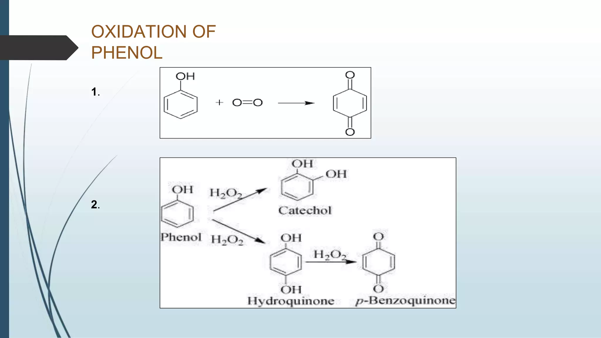 Phenols: methods of preparation, chemical reaction | PPTX