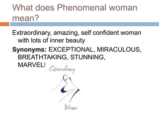 Phenomenal Woman By Maya Angelou- Interpreted by Hem BK | PPTX
