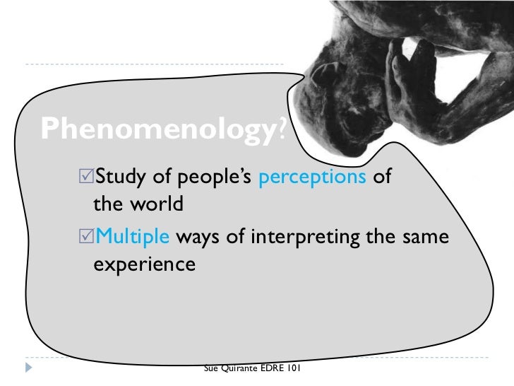 Phenomenological Research