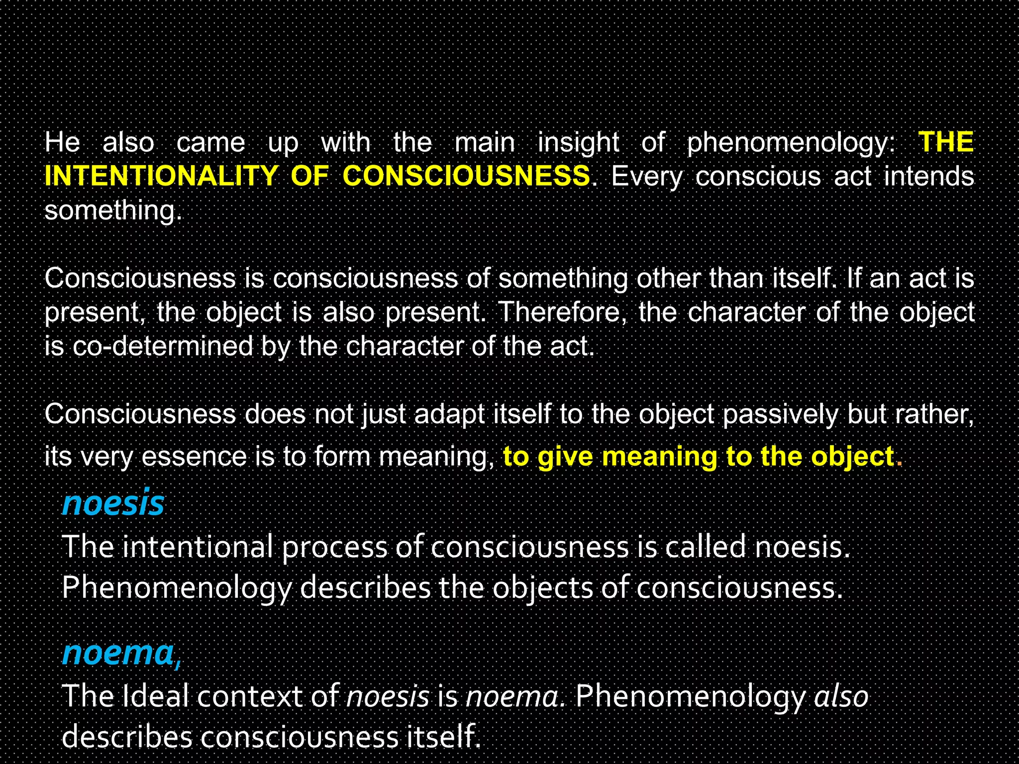 Phenomenology (Philosophy) | PPTX
