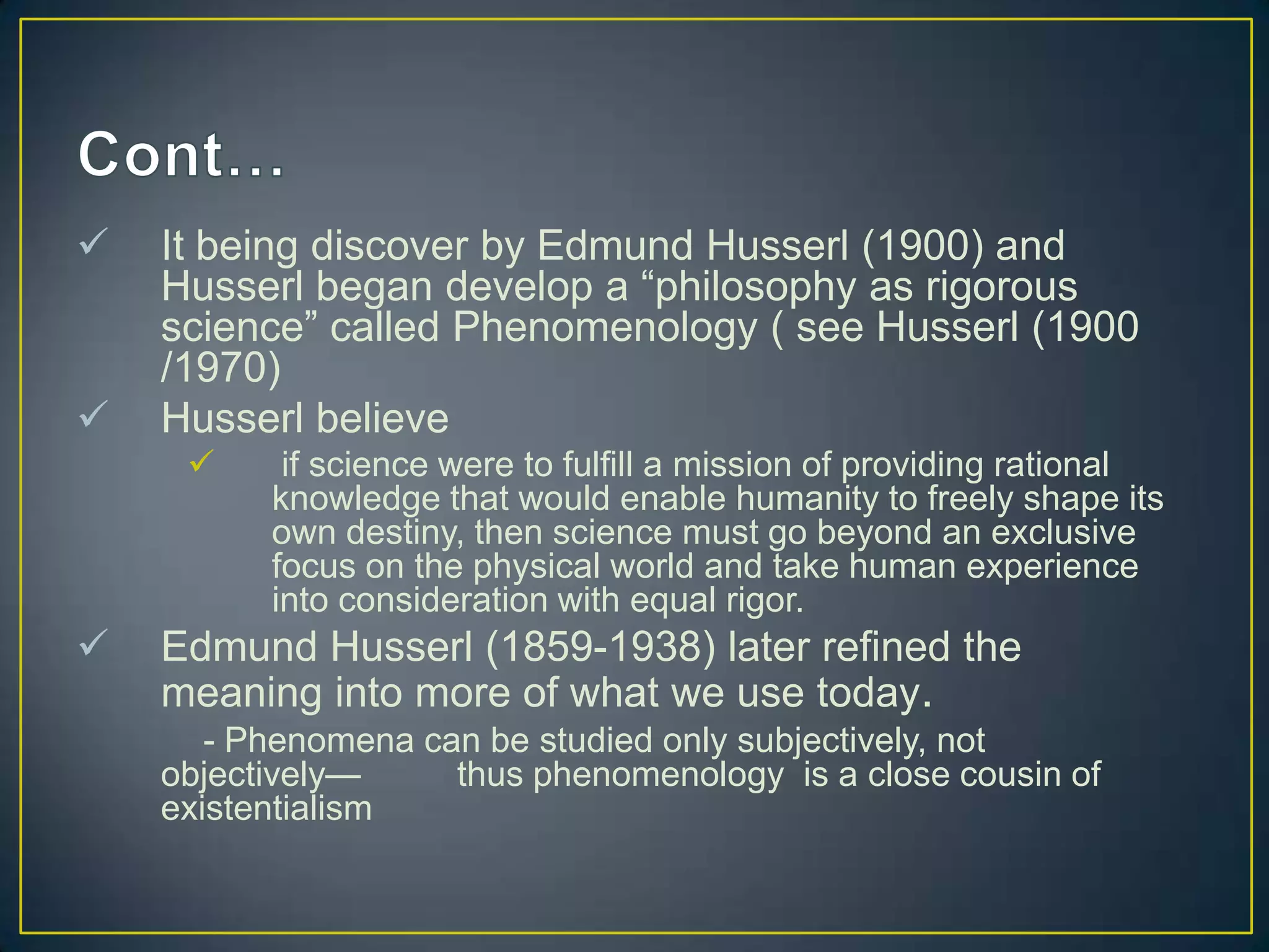 Phenomenology | PPTX