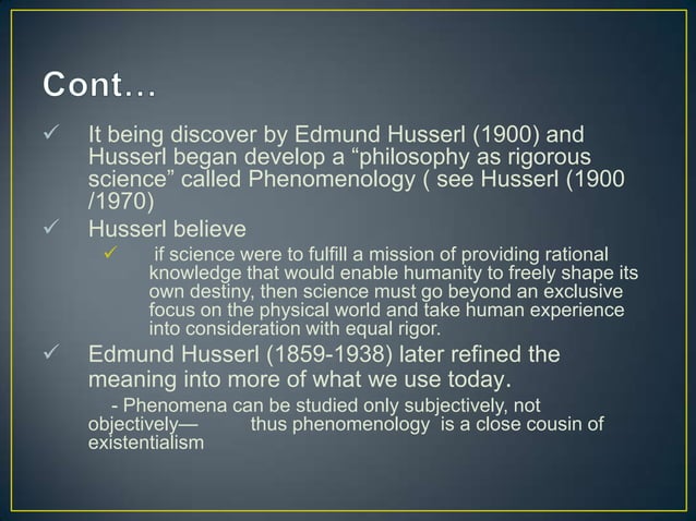 Phenomenology | PPTX | Physics | Science