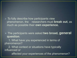 Phenomenology | PPTX